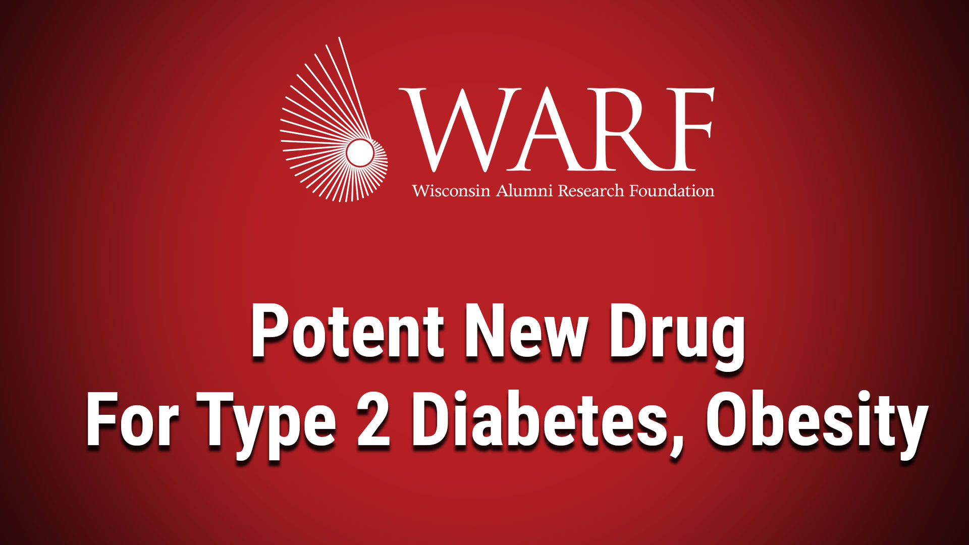 Potent New Drug for Type 2 Diabetes, Obesity - 2023 WARF Innovation ...